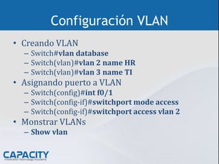 Curso Cisco CCNA - VLAN - Redes Virtuales | PPTX