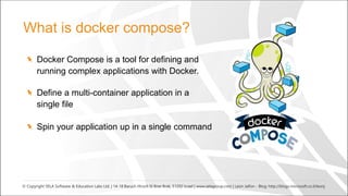 Módulo de docker compose para ensino e aprendizagem do yml para docker ...