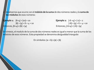 Módulo de un número | PPTX