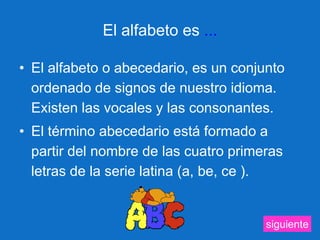 Módulo el orden alfabético | PPTX