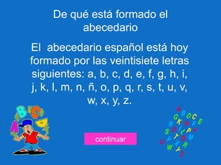 Módulo el orden alfabético | PPTX