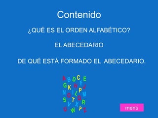 Módulo el orden alfabético | PPTX