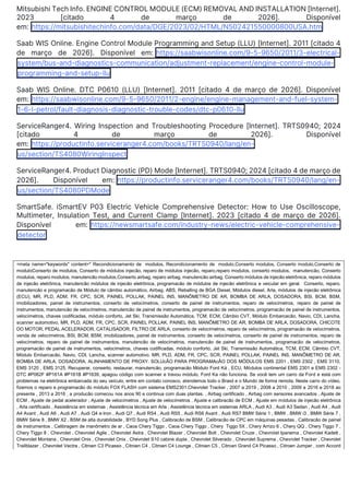 Módulos Araraquara: Reparo Avançado de Injeção Eletrônica Automotiva e ...