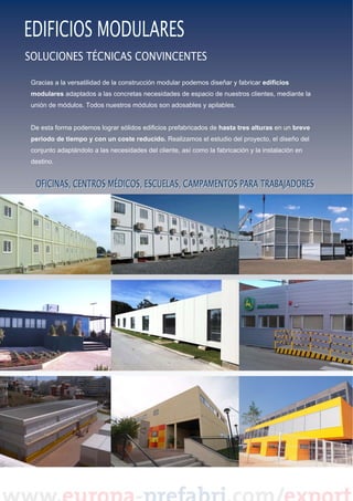 Venta de Modulos Prefabricados | PDF