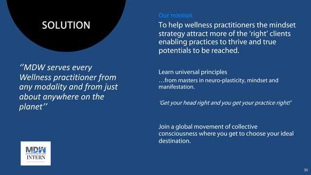 Million Dollar Wellness Company profile | PPT