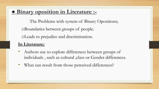 Binary oposition | PPTX