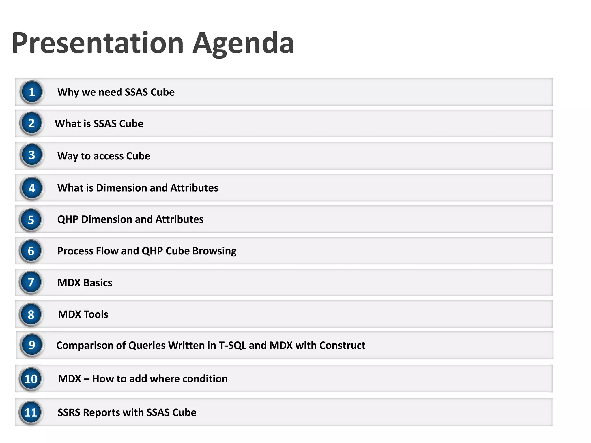 SSAS, MDX , Cube understanding, Browsing and Tools information | PPT