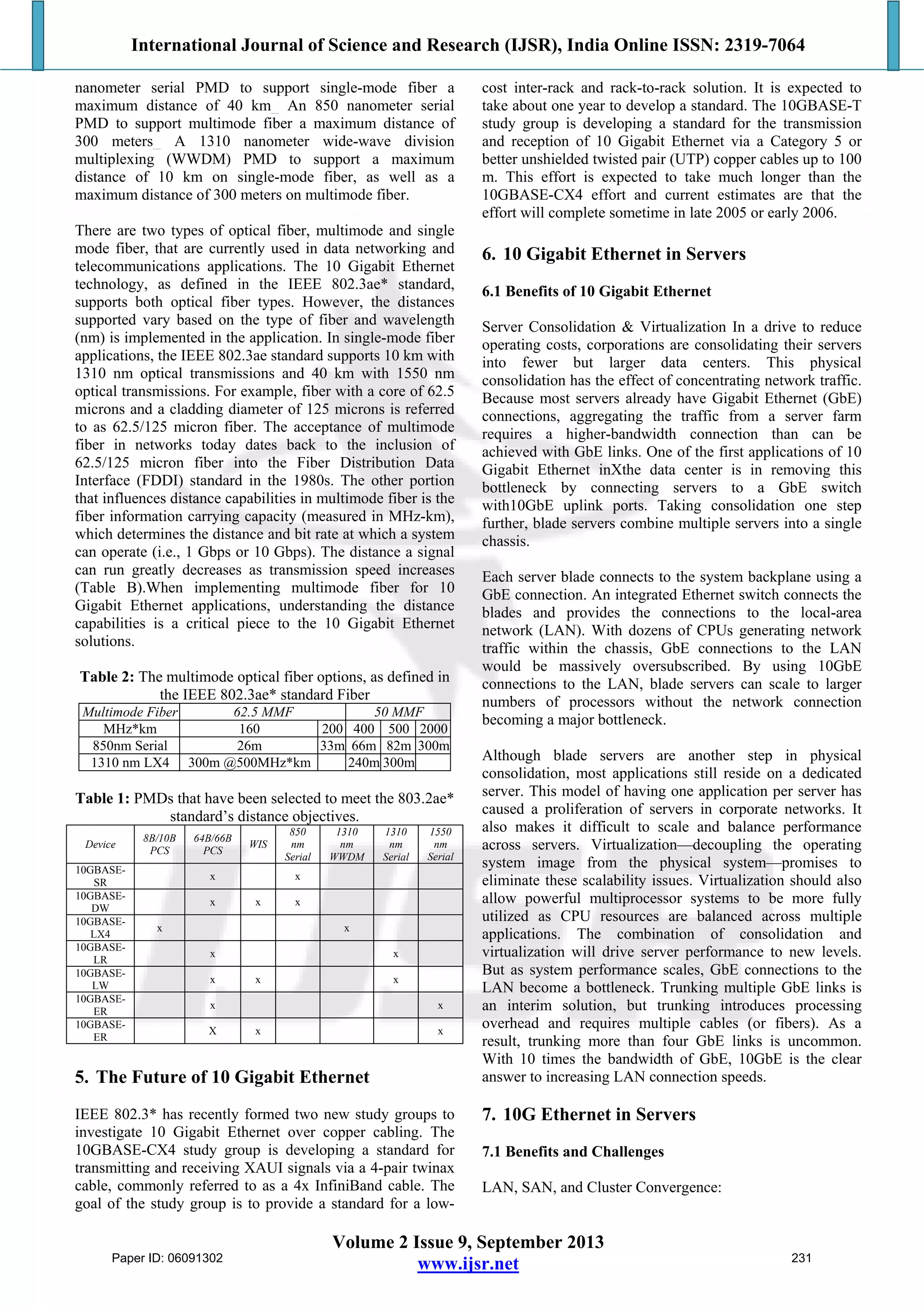 The 10 Gigabit Ethernet | PDF