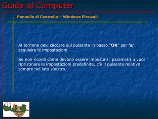 Guida al computer - Lezione 129 - Pannello di Controllo - Windows ...