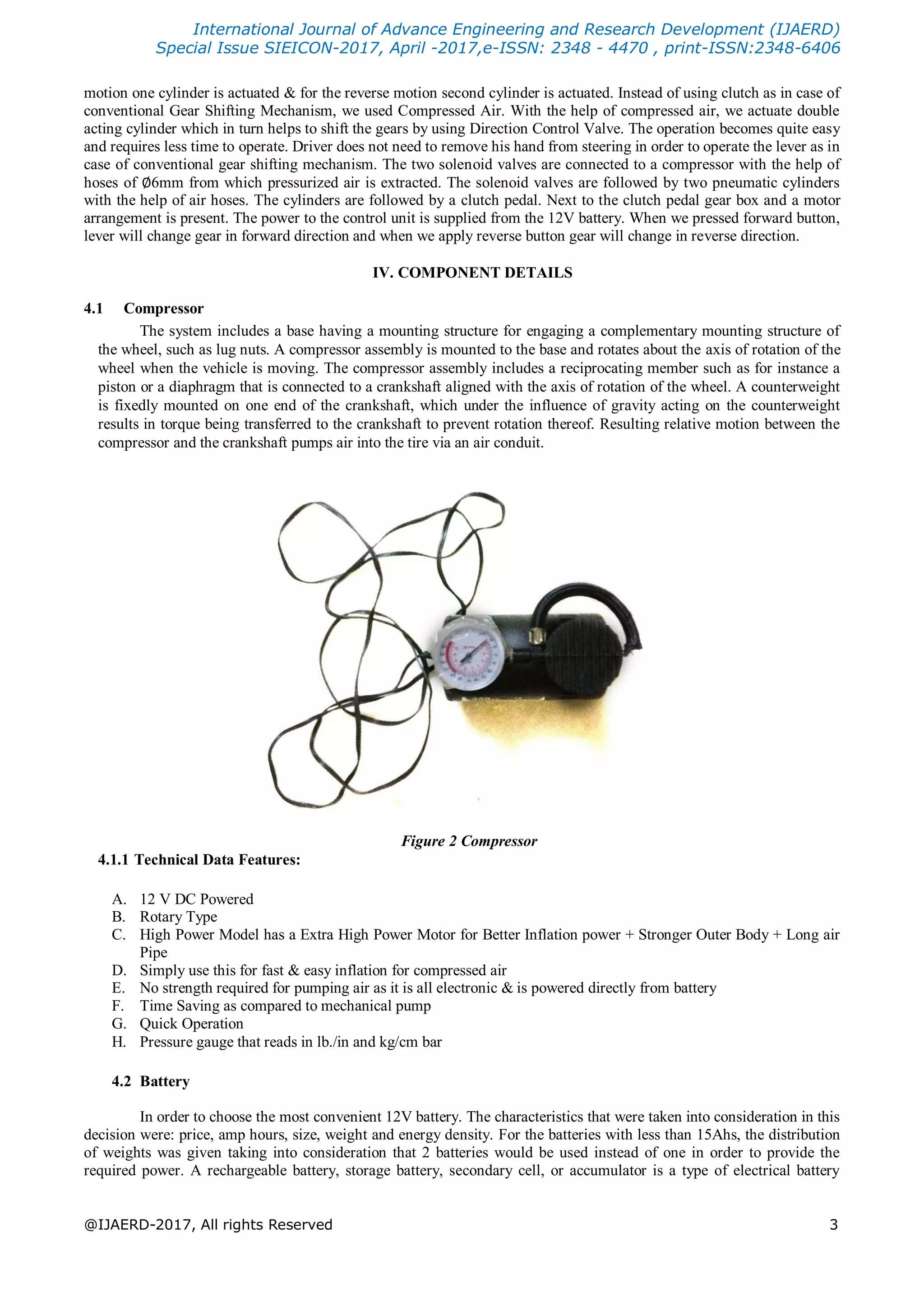 Pneumatic Gear System | PDF