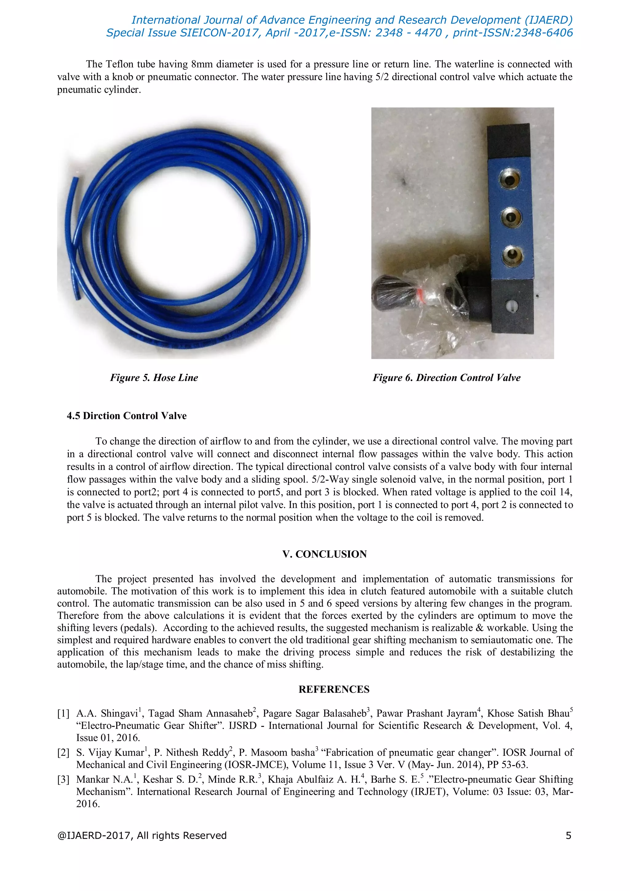 Pneumatic Gear System | PDF