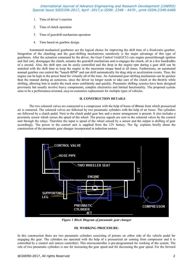 Pneumatic Gear System | PDF