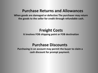 Accounting for Merchandising Operation | PPT