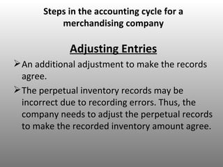 Accounting for Merchandising Operation | PPT