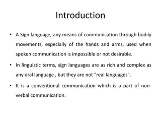 Sign Language in Communication | PPTX