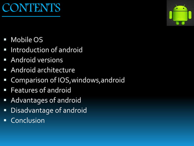 ANDROID technology | PPT