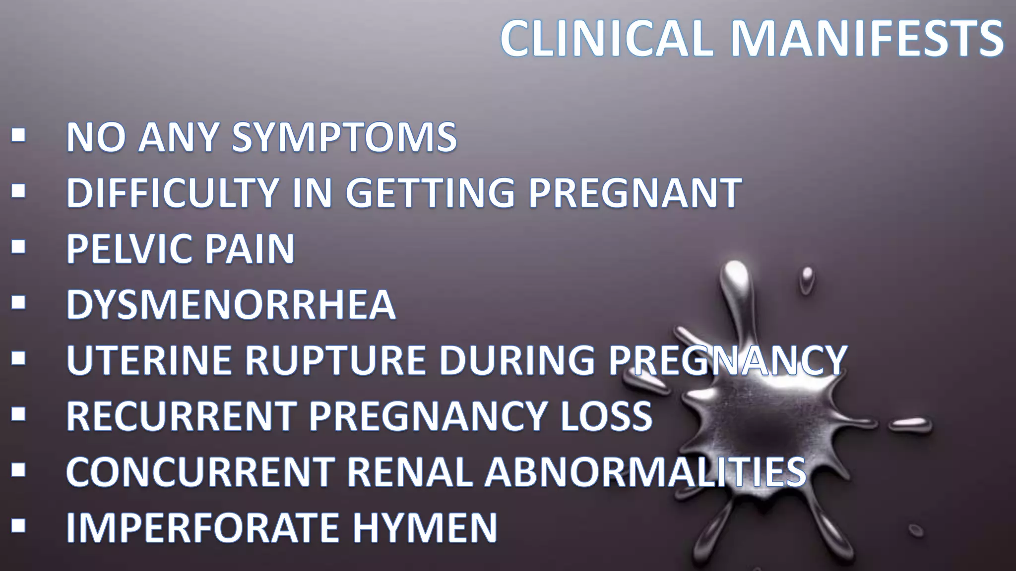 ABNORMALITY IN STRUCTURE OF UTERUS | PPTX