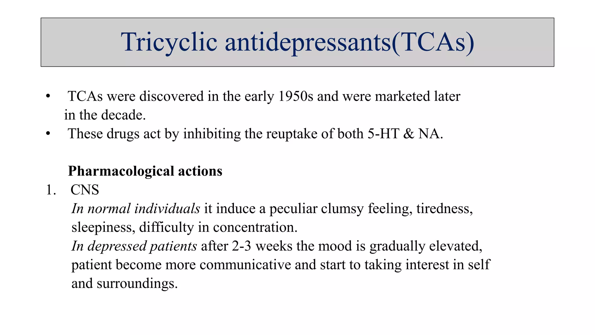 Antidepressants | PPTX
