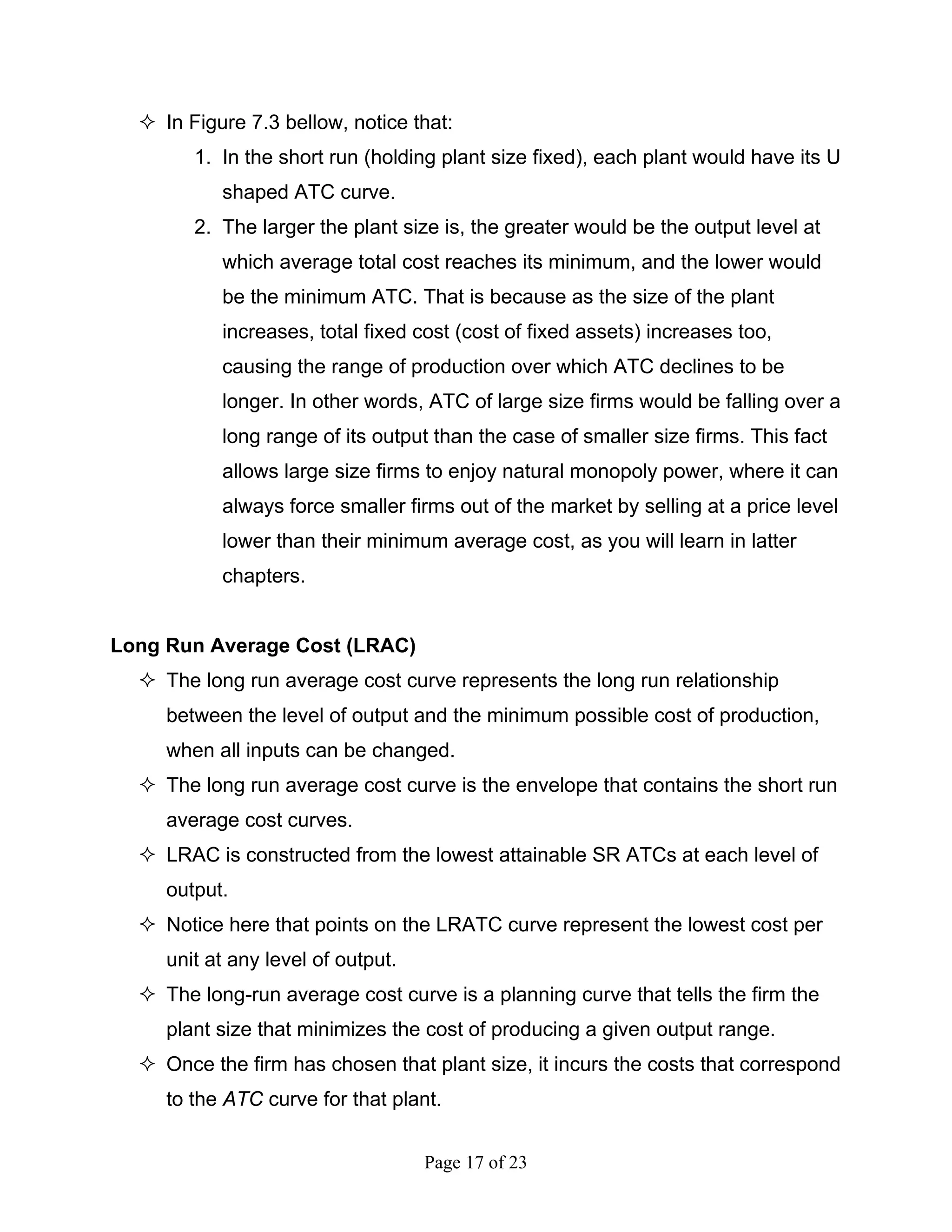 Managerial Economics (Chapter 8 - Theory and Estimation of Cost) | PDF