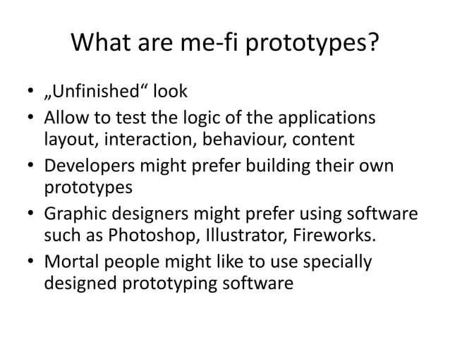 Building medium-fidelity prototypes - IxDWorks.com