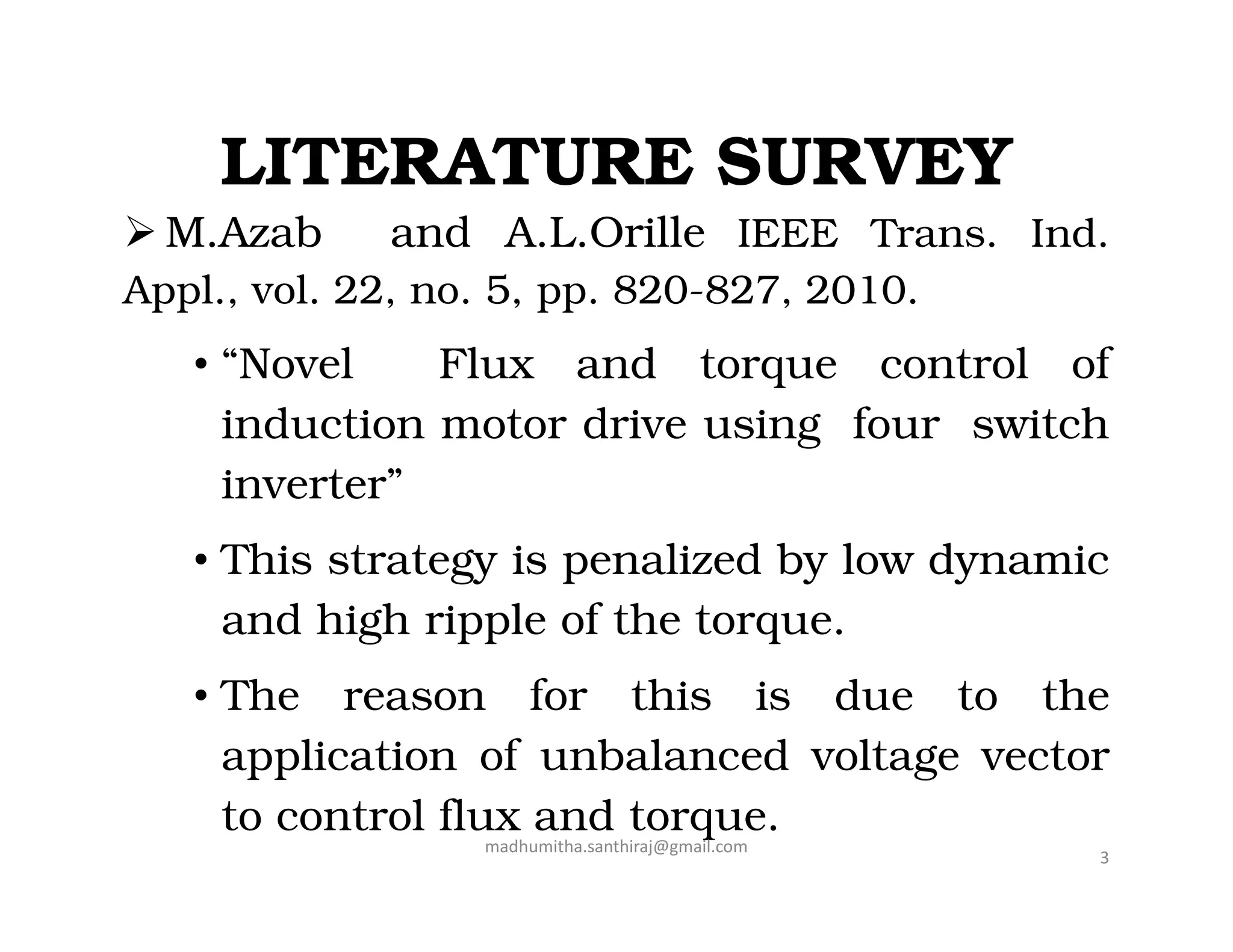 Direct Torque Control Of Three Phase Induction Motor Using Four Switch Three Phase Inverter