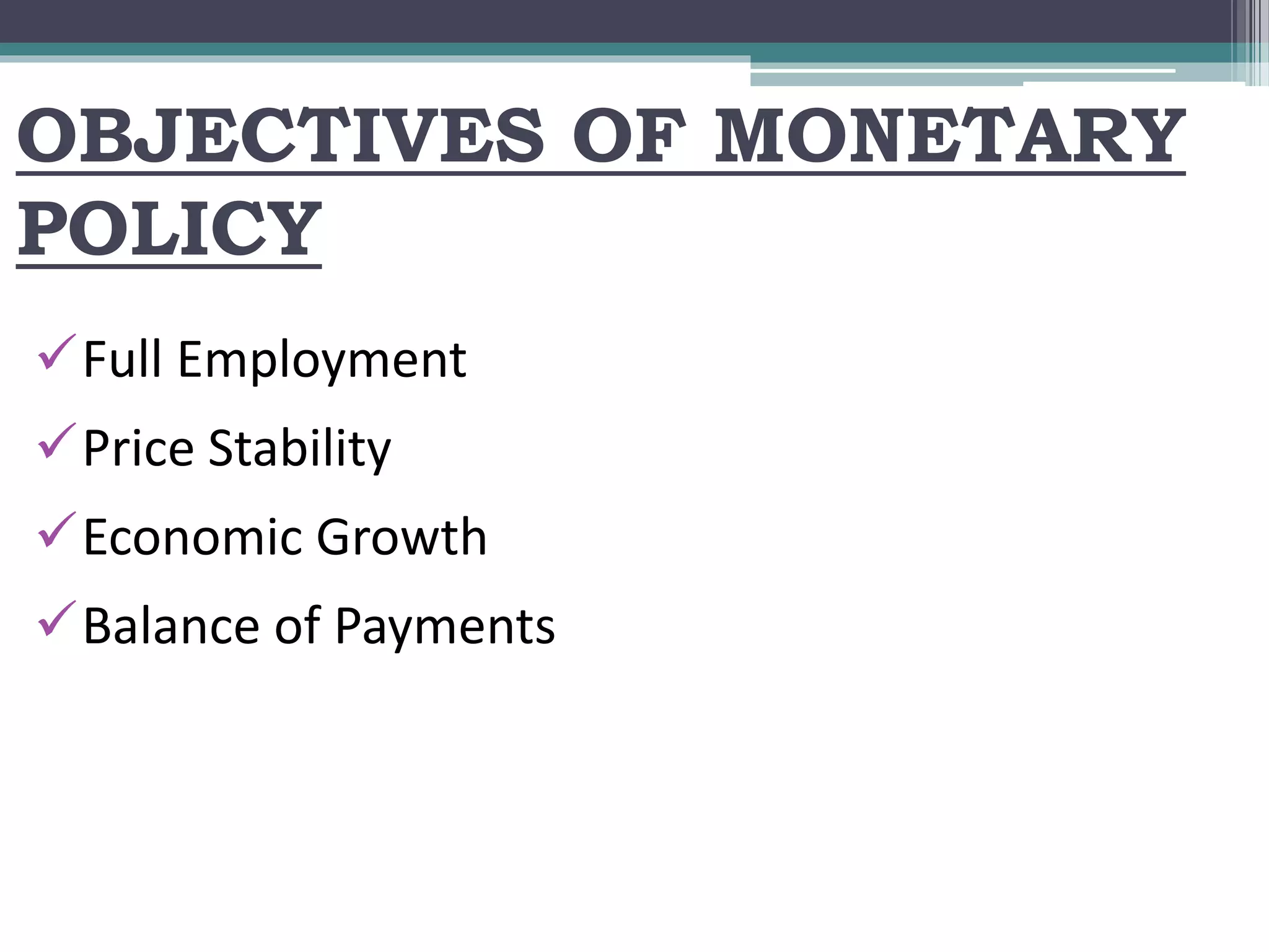MONETARY and FISCAL POLICY-- PPT | PPTX