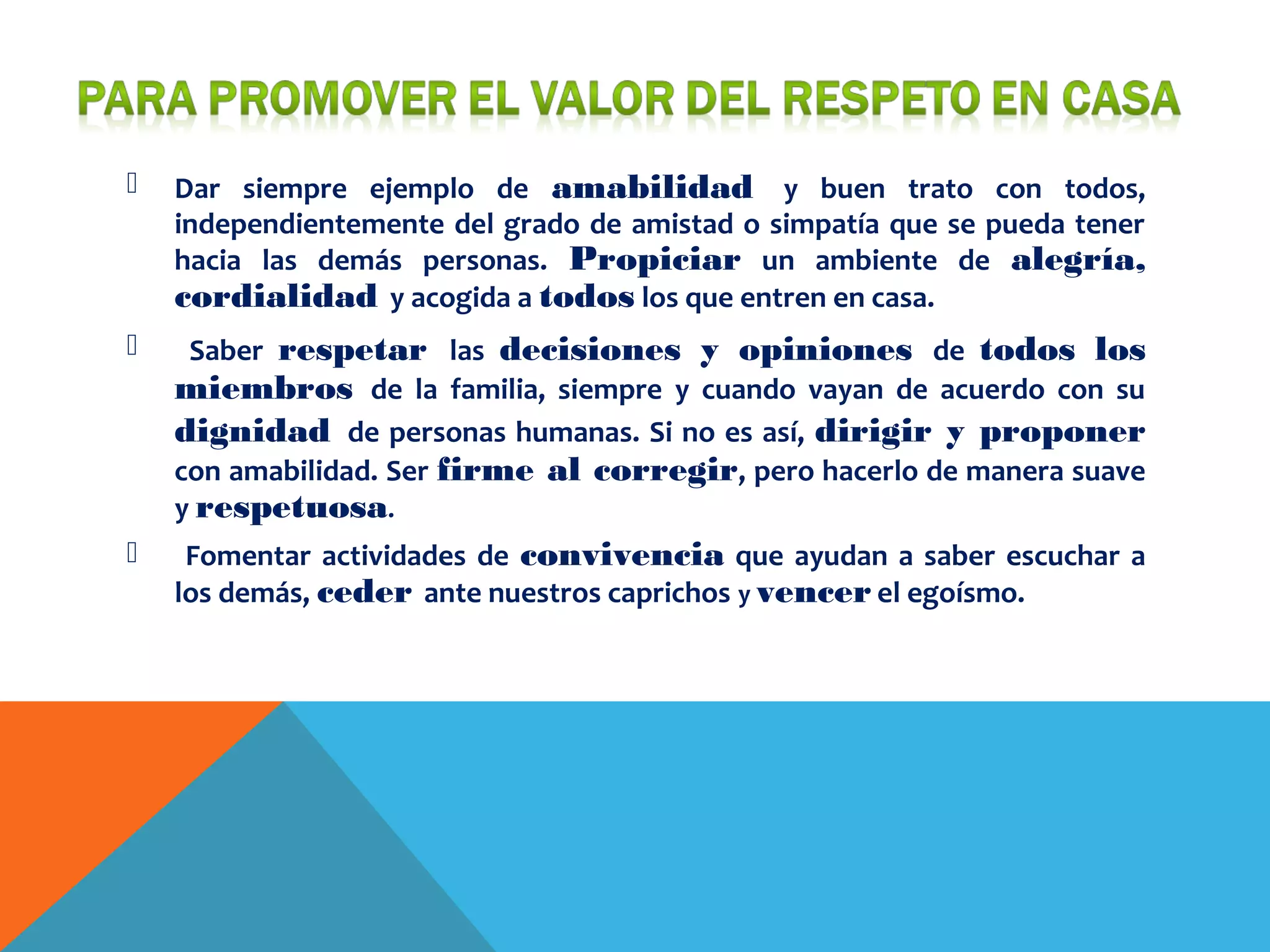 me respeto a si mismo y a los demas | PPT