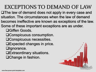 EXEMPTIONS TO DEMAND OF LAW | PPT