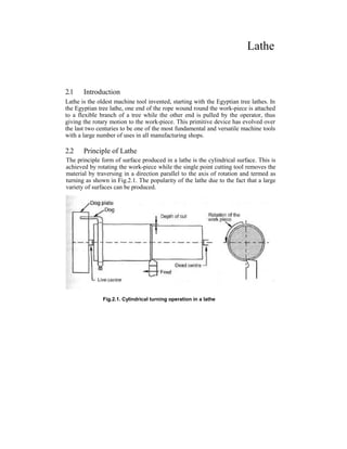 LATHE MACHINE | PDF