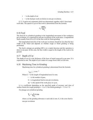Grinding machine | PDF