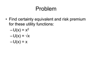 Microeconomics Uncertainty | PDF