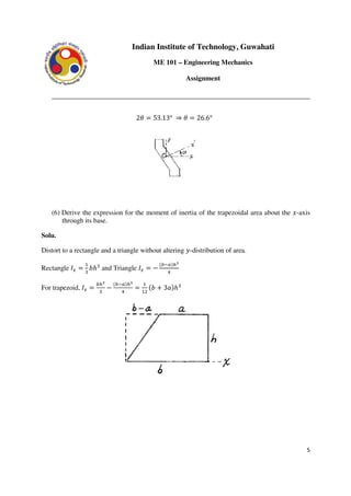 Me101 tutorial 06_solution | PDF | Physics | Science