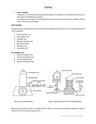 Manufacturing Process - Casting | PDF