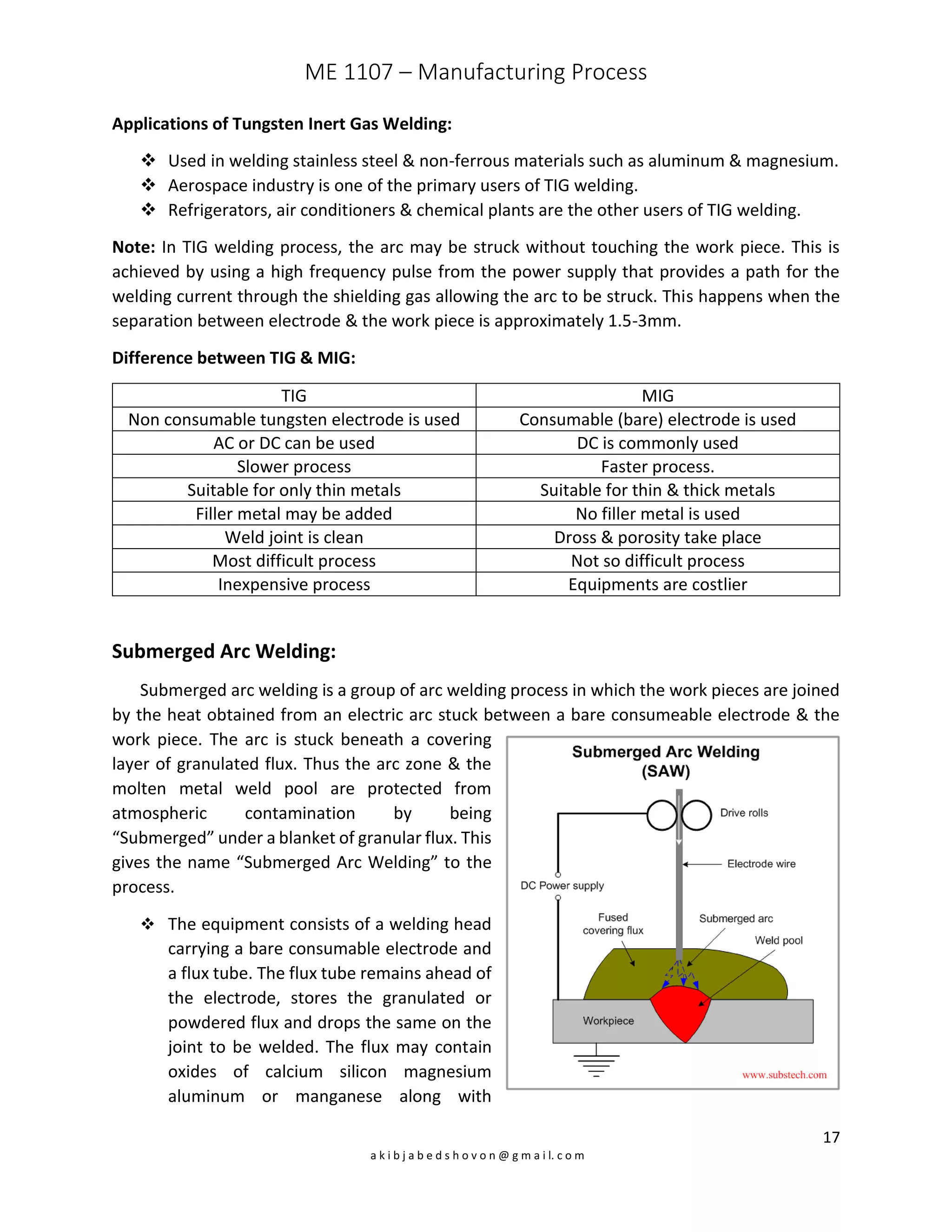 Manufacturing Process - Welding, Brazing & Soldering | PDF