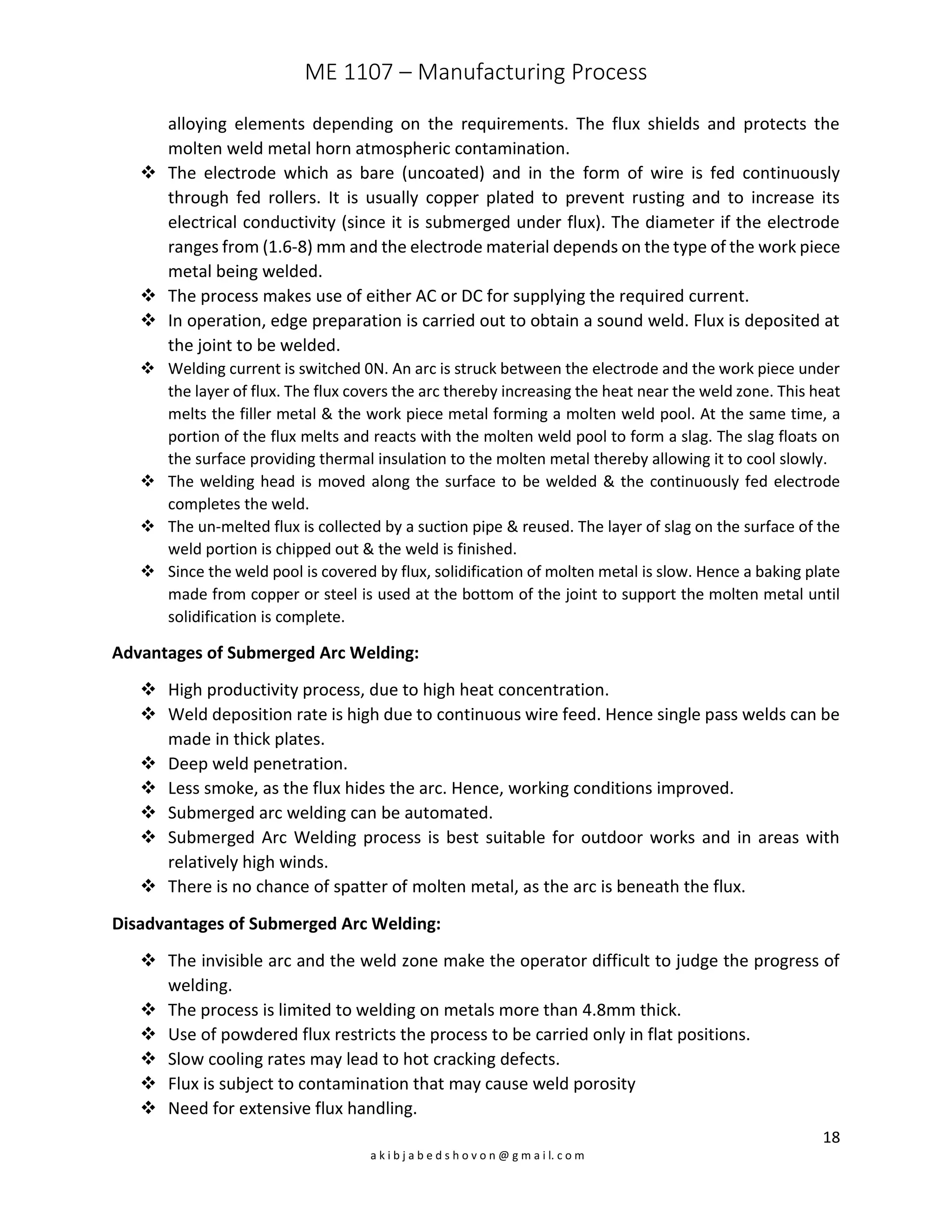 Manufacturing Process - Welding, Brazing & Soldering | PDF