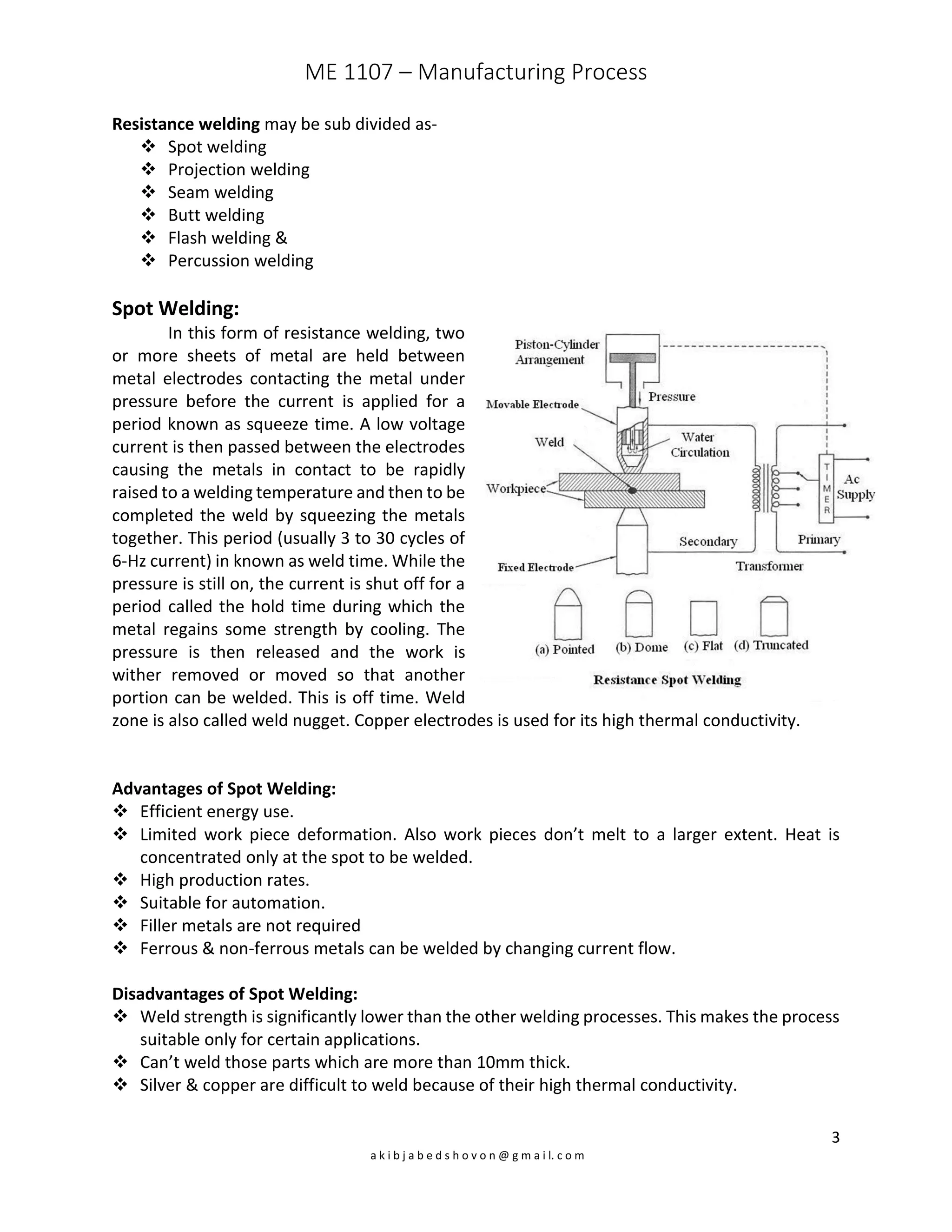 Manufacturing Process - Welding, Brazing & Soldering | PDF