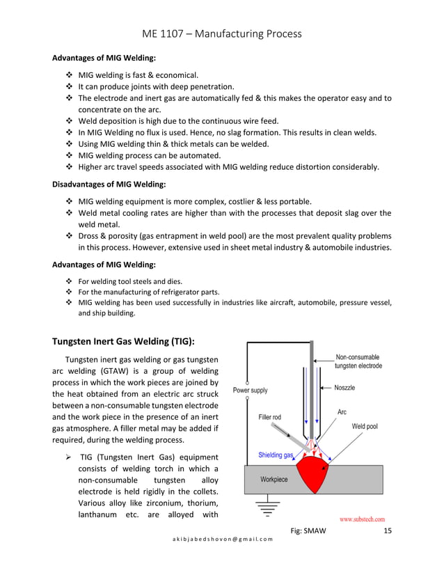 Manufacturing Process - Welding, Brazing & Soldering | PDF