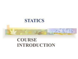 Statics | PPT