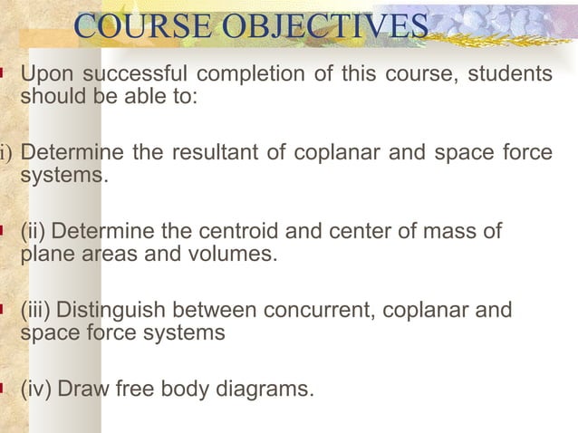Statics | PPT | Physics | Science