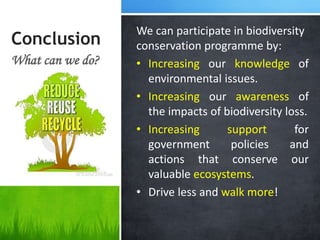 Biodiversity Conservation | PPT