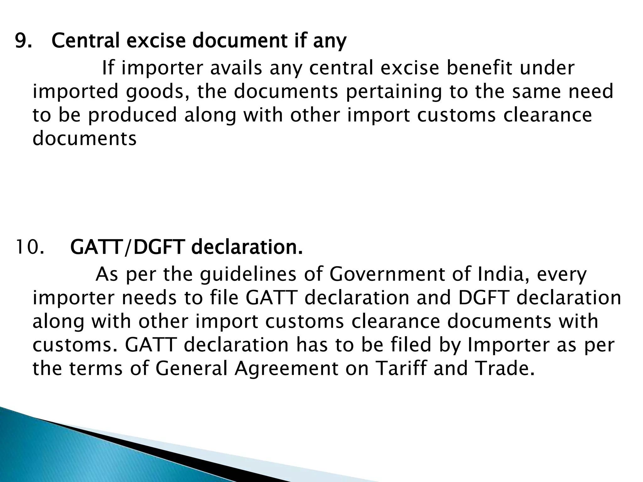 Import and Import procedures | PPTX