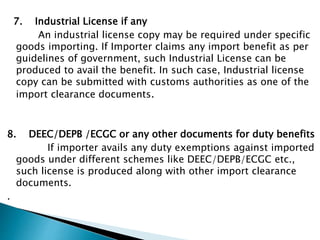 Import and Import procedures | PPTX