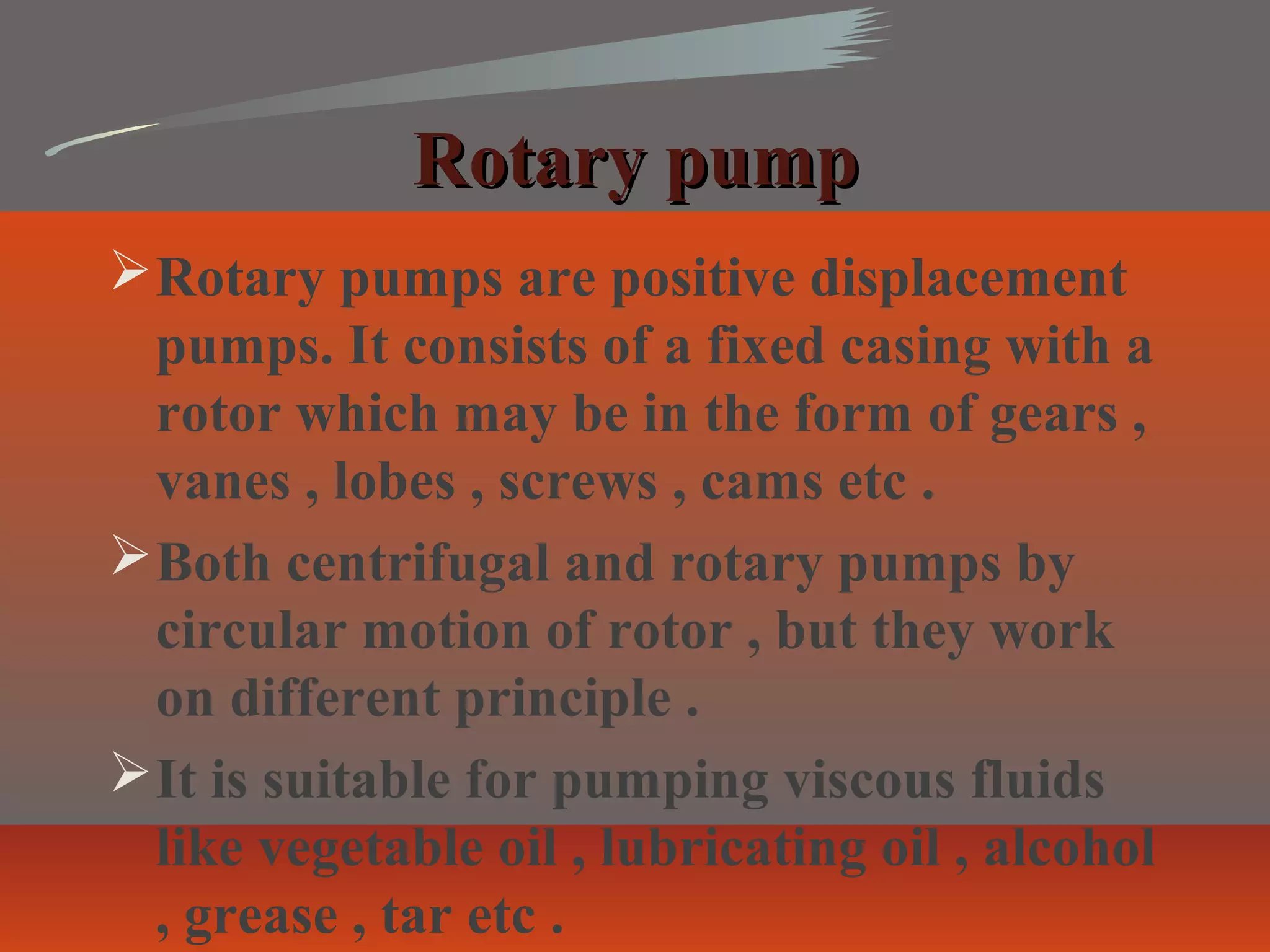 Pumps and types of pumps | PPT | Physics | Science