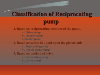 Pumps and types of pumps | PPT