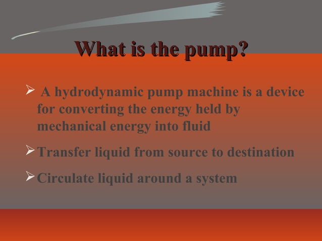 Pumps and types of pumps | PPT | Physics | Science