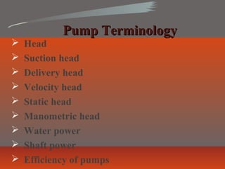 Pumps and types of pumps | PPT