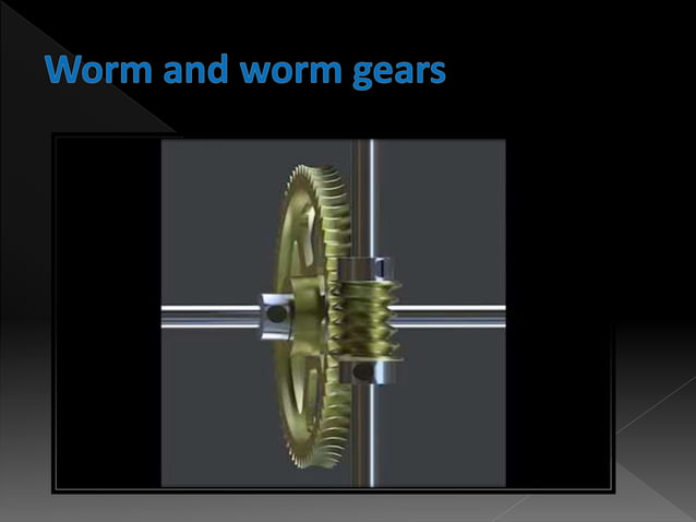 Kinematics of machines - Gear and Gear trains | PPTX