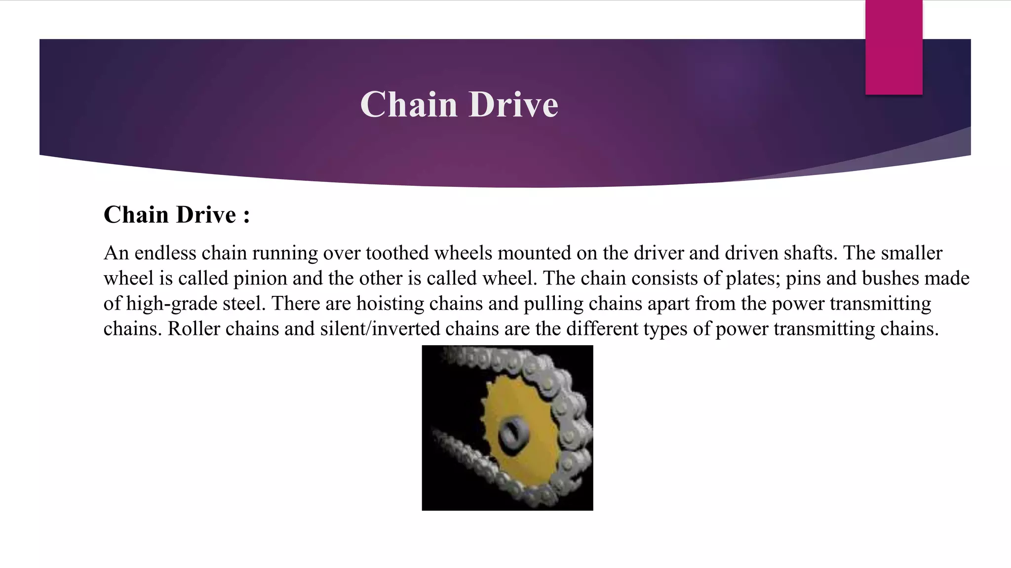 Power transmission and Different types of gear | PPTX