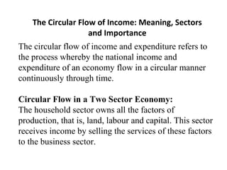 circular flow of an Economy | PPT