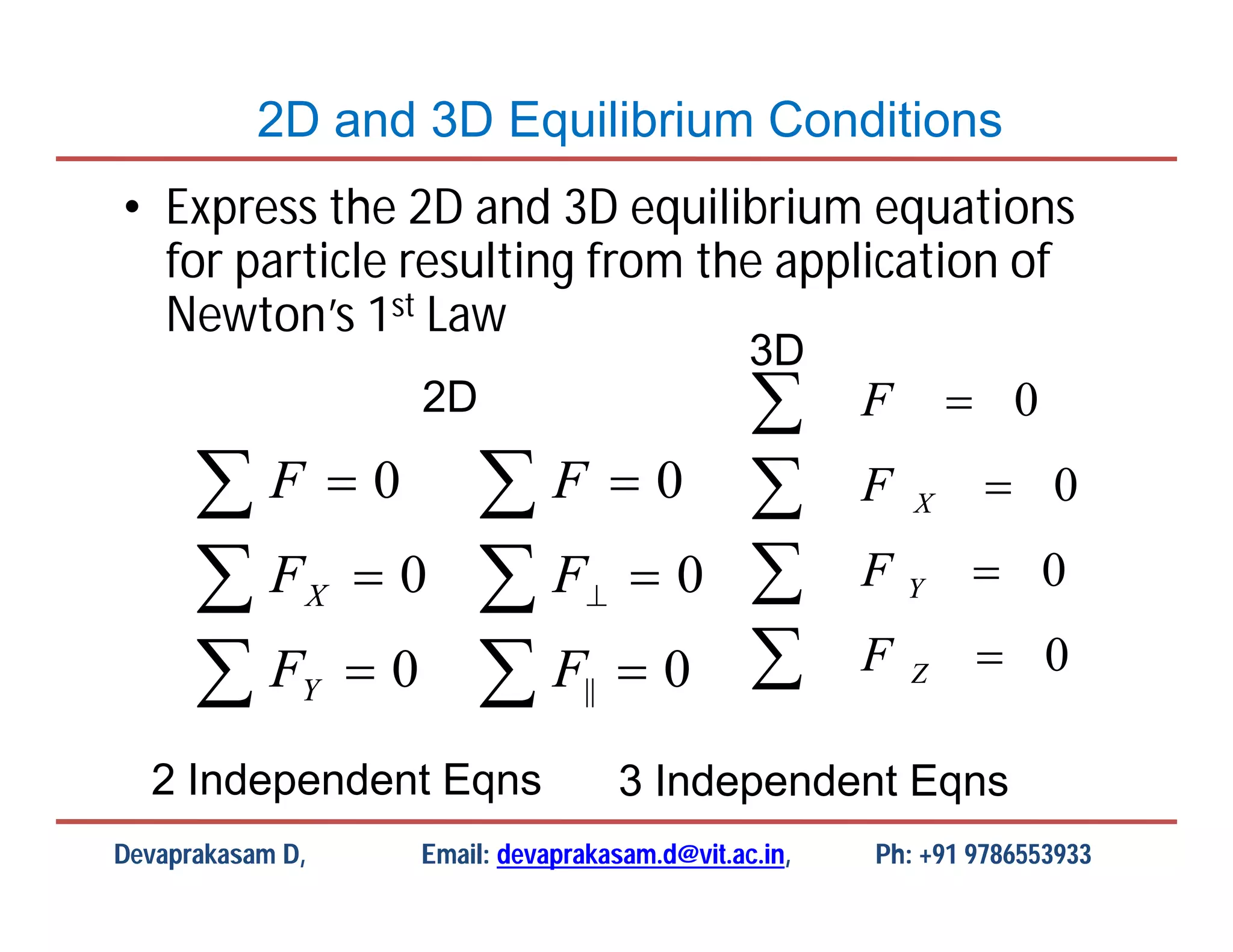 Me202 engineering mechanics l3 | PDF